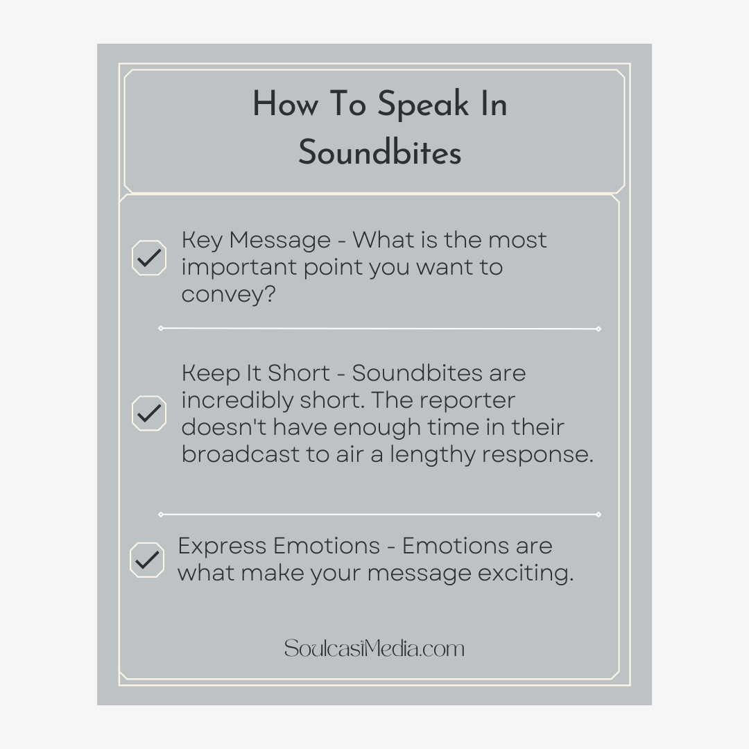 How To Speak In Soundbites - Soulcast Media